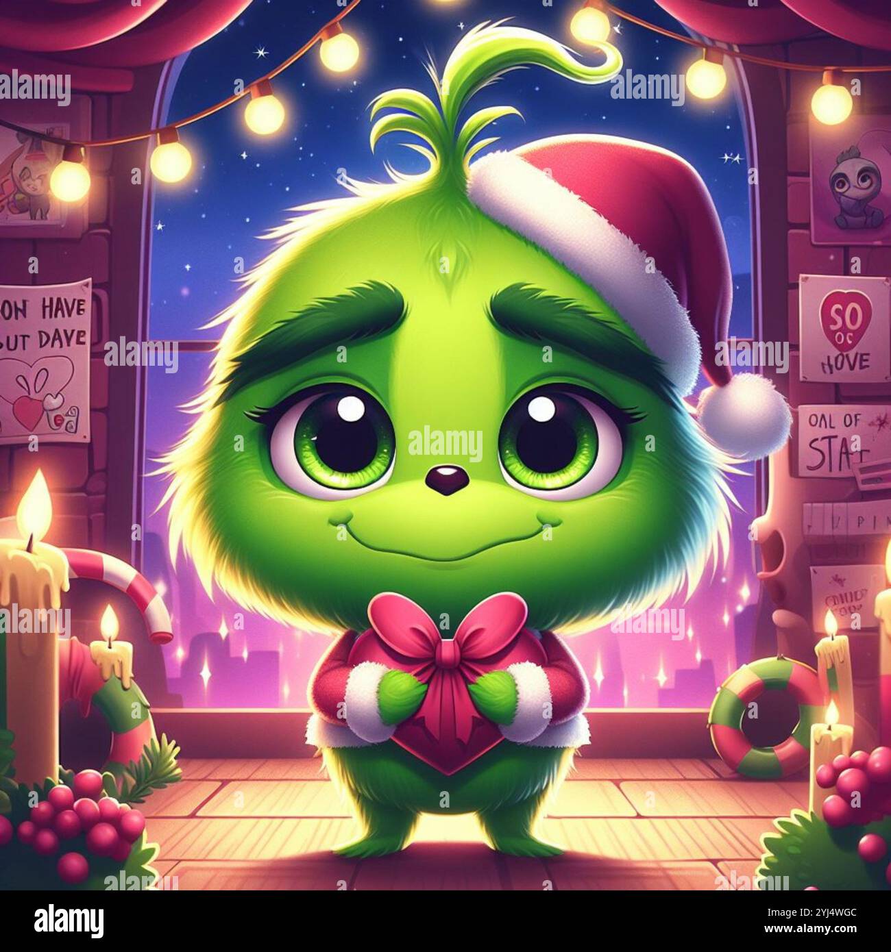 The grinch cartoon poster hi-res stock photography and images - Alamy