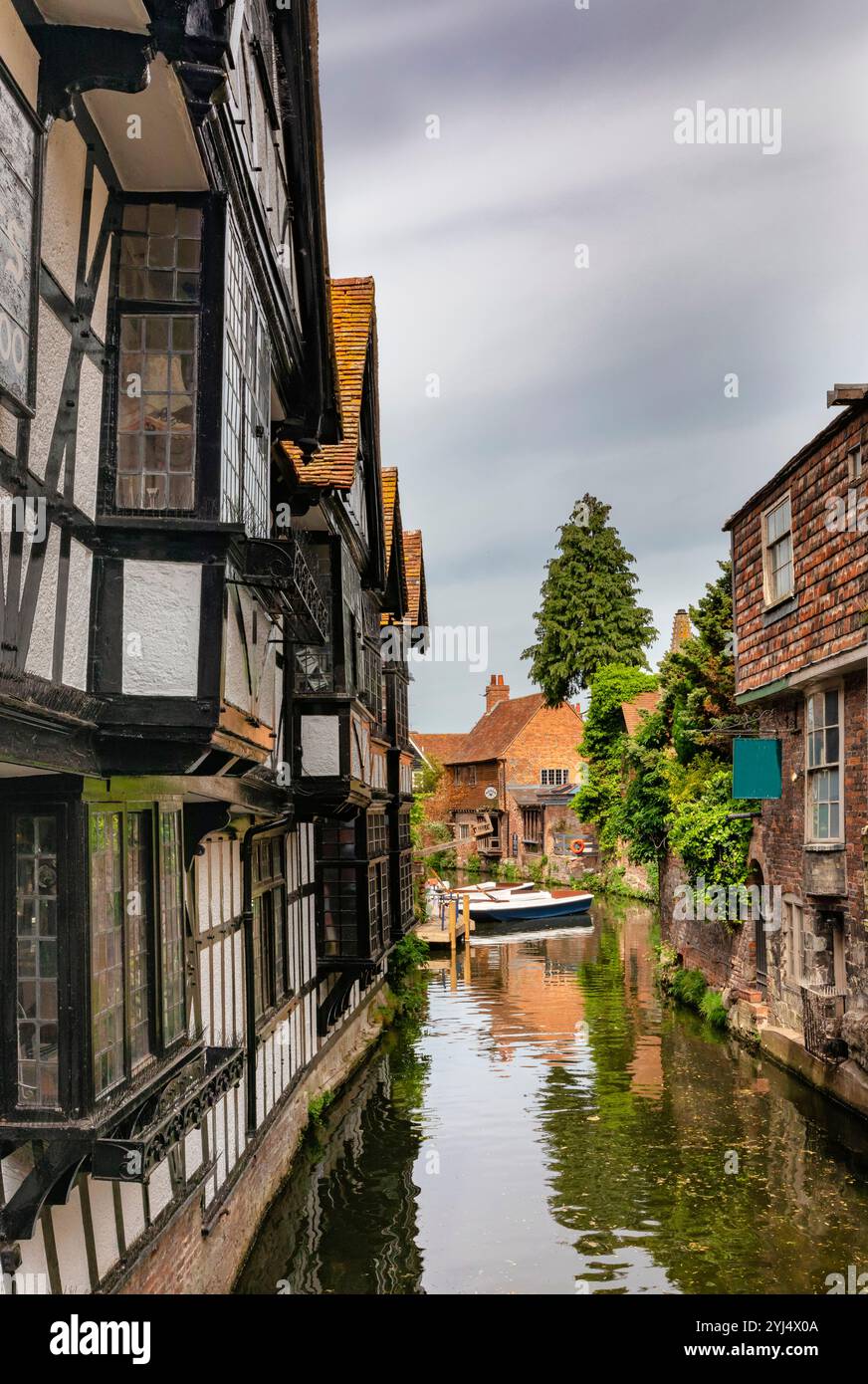 Canterbury, a historic town in Kent, southeastern England Stock Photo ...
