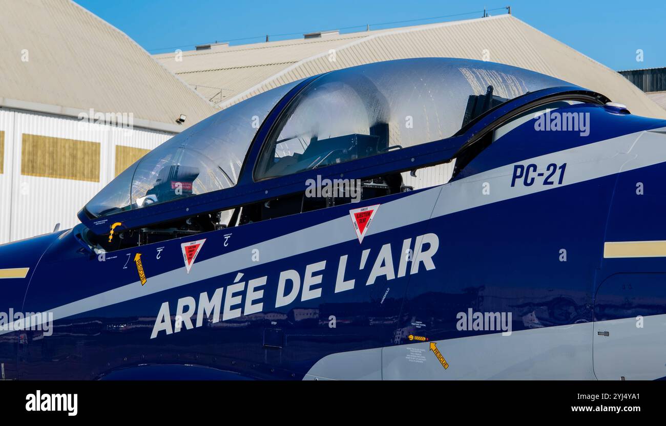 Pilatus PC-21 at Air Legend Air Show 2024 in Melun, France Stock Photo ...