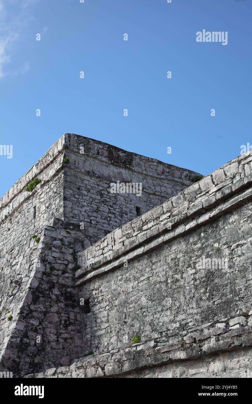 Exploring the Mayan ruins at the archeological site of Tulum, Mexico ...