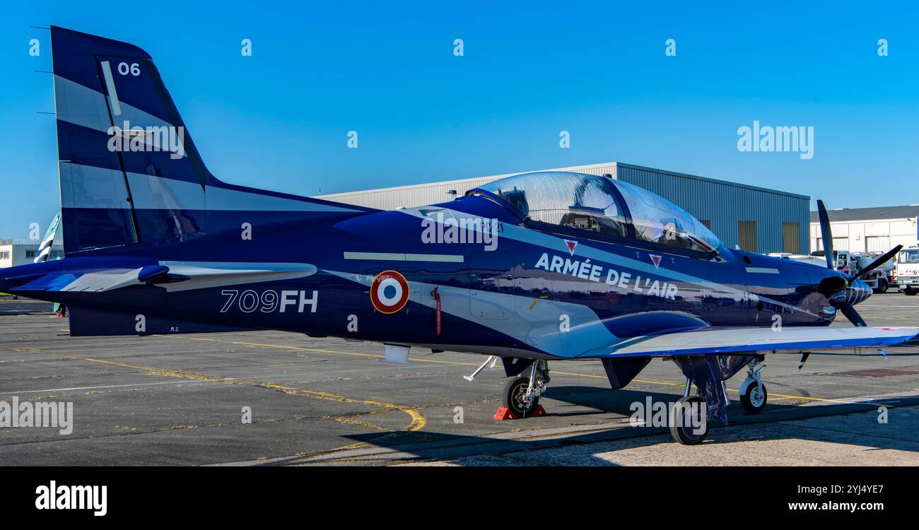 Pilatus PC-21 at Air Legend Air Show 2024 in Melun, France Stock Photo ...