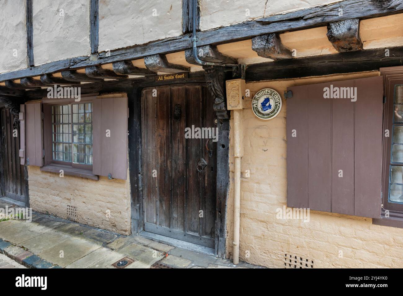 Canterbury, a historic town in Kent, southeastern England Stock Photo ...