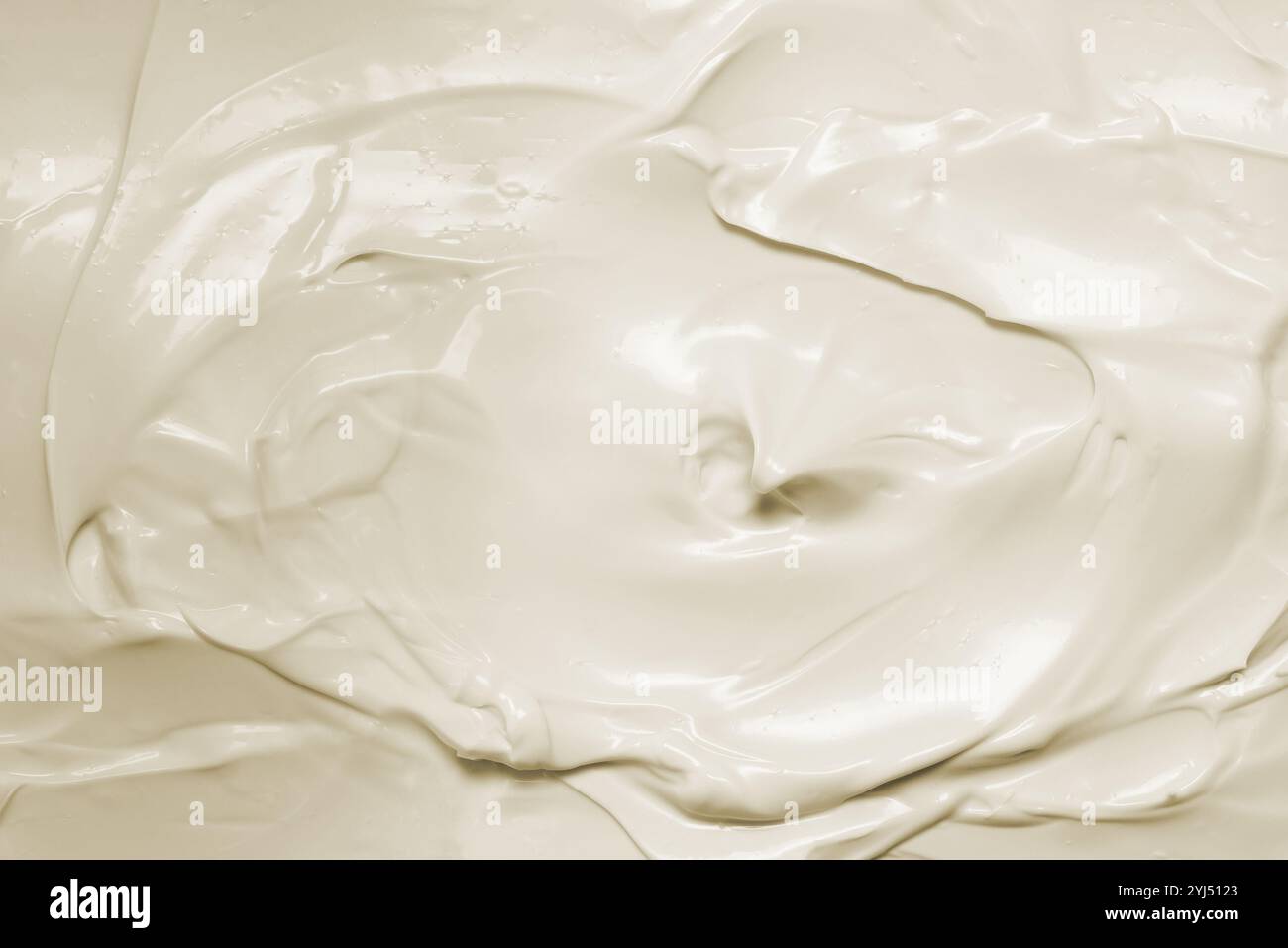 White whipped cream texture. Top view Stock Photo - Alamy