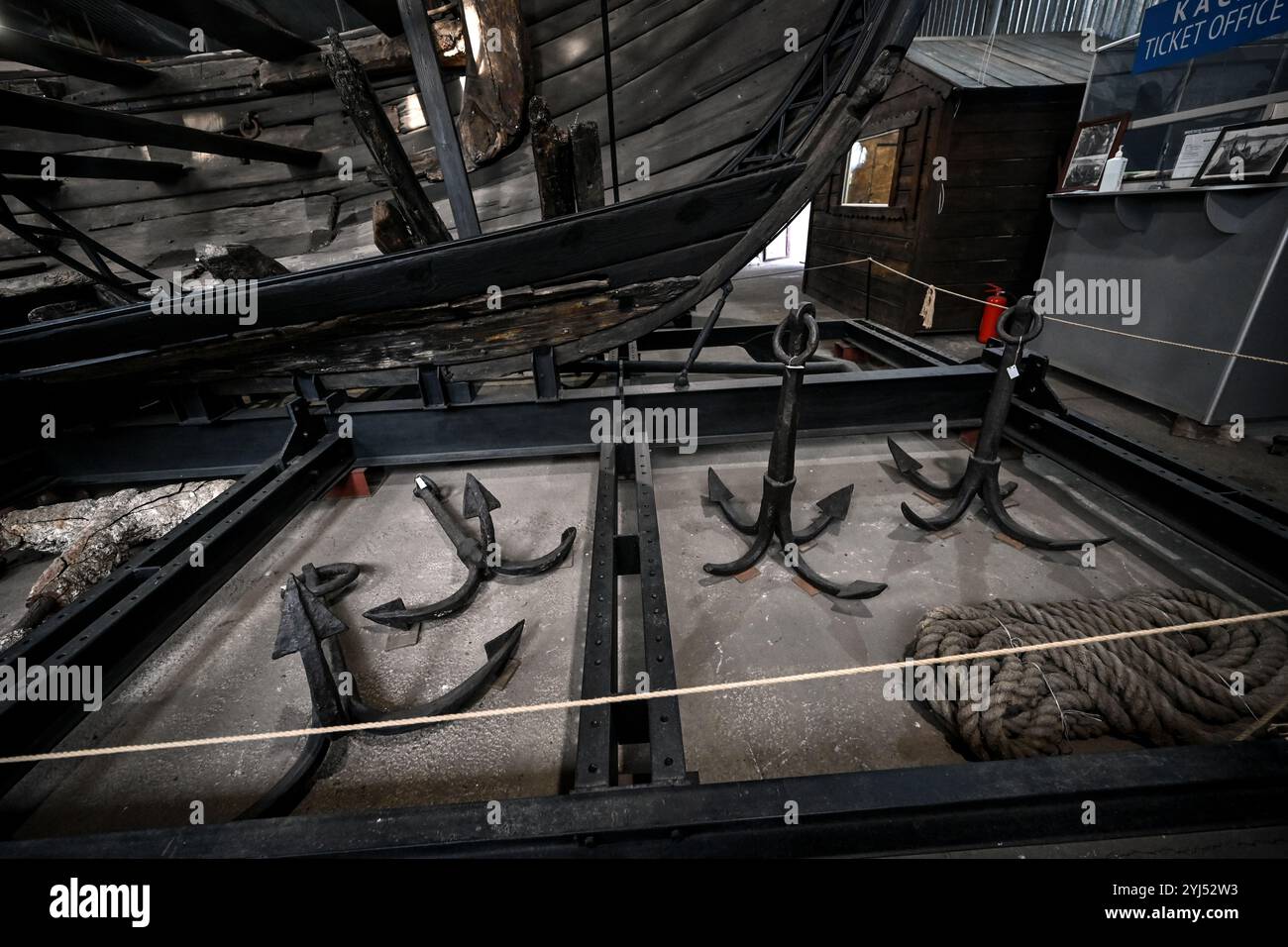 ZAPORIZHZHIA, UKRAINE - NOVEMBER 8, 2024 - The unique vessels of ...