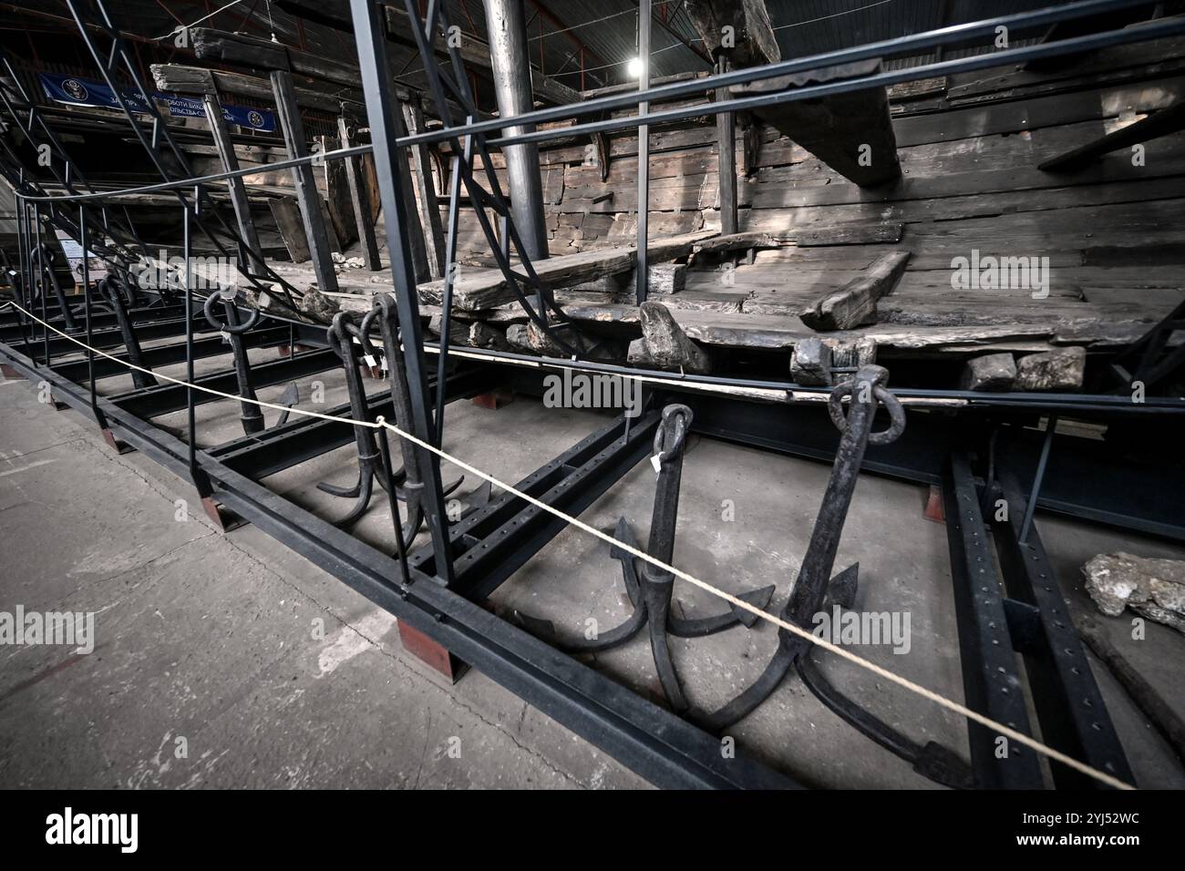 ZAPORIZHZHIA, UKRAINE - NOVEMBER 8, 2024 - The unique vessels of ...