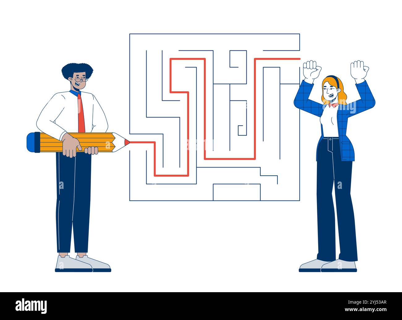 Multicultural business team solving problem hi-res stock photography ...