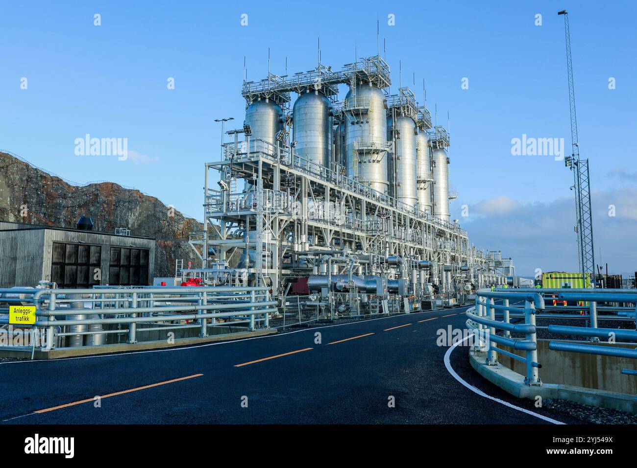 Oygarden 20241113. The Northern Lights facility for the transport and ...
