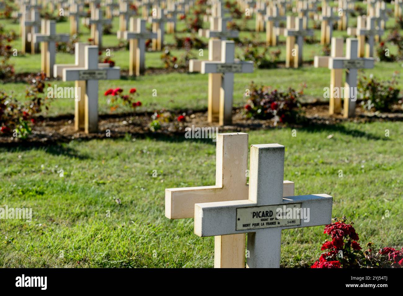 The Notre-Dame-de-Lorette national necropolis is a French military ...