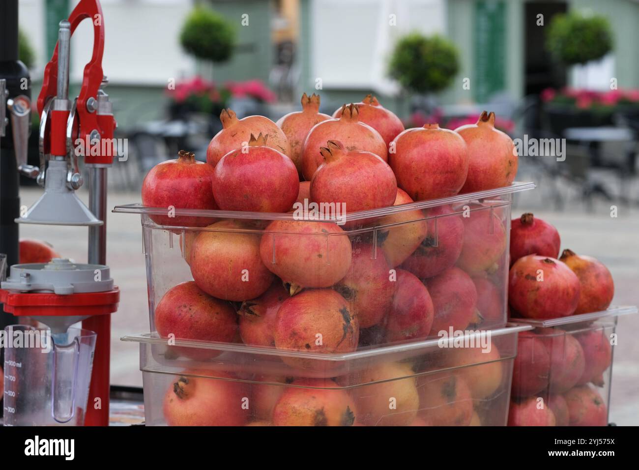 Fresh pomegranate juice in plastic hi-res stock photography and images ...