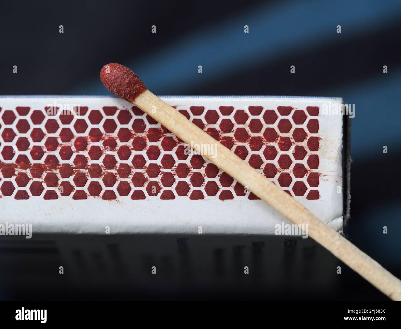 A match and the side of a match box Stock Photo - Alamy