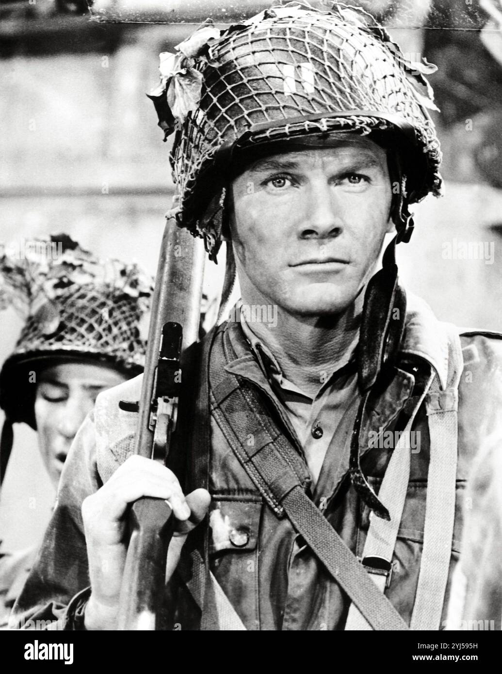STEVE FORREST in THE LONGEST DAY (1962), directed by KEN ANNAKIN and ...
