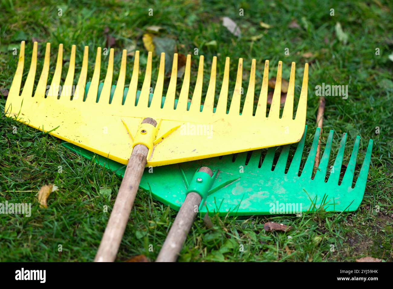 Plastic rake hi-res stock photography and images - Alamy