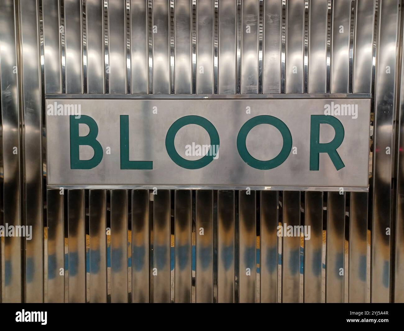Toronto, ON, Canada - July 2, 2024: View at the Bloor and Young subway ...