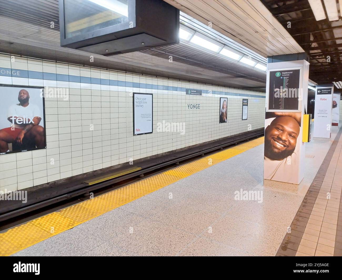 Toronto subway inside hi-res stock photography and images - Alamy
