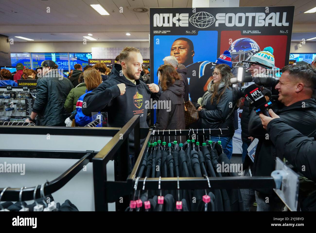 Main NFL Shop on Saturday, 9 Nov, 2024 in Munich. (Dave Shopland/AP ...