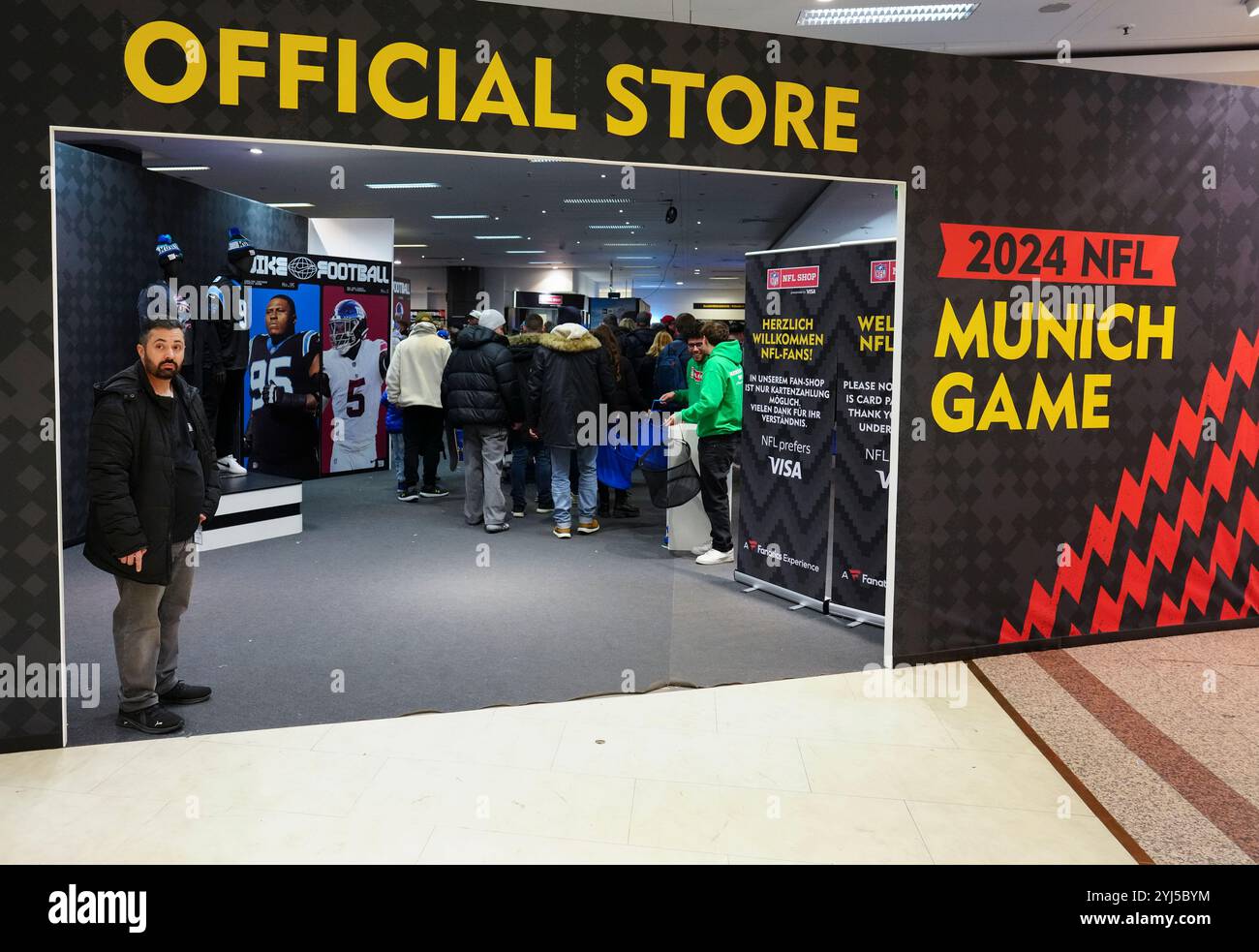 Main NFL Shop on Saturday, 9 Nov, 2024 in Munich. (Dave Shopland/AP ...