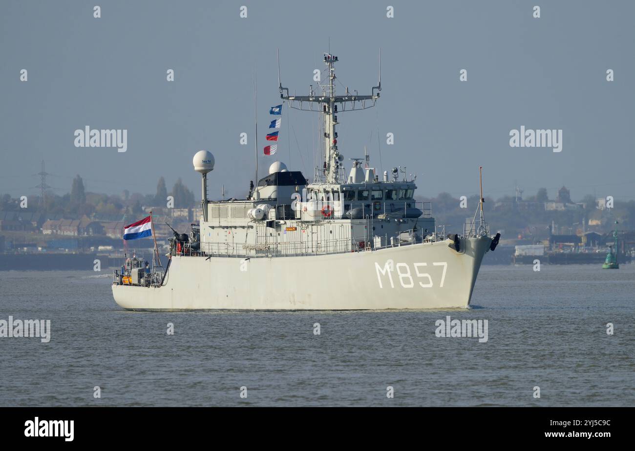 HNLMS Makkum is a Royal Netherlands Navy Tripartite-class minesweeper ...
