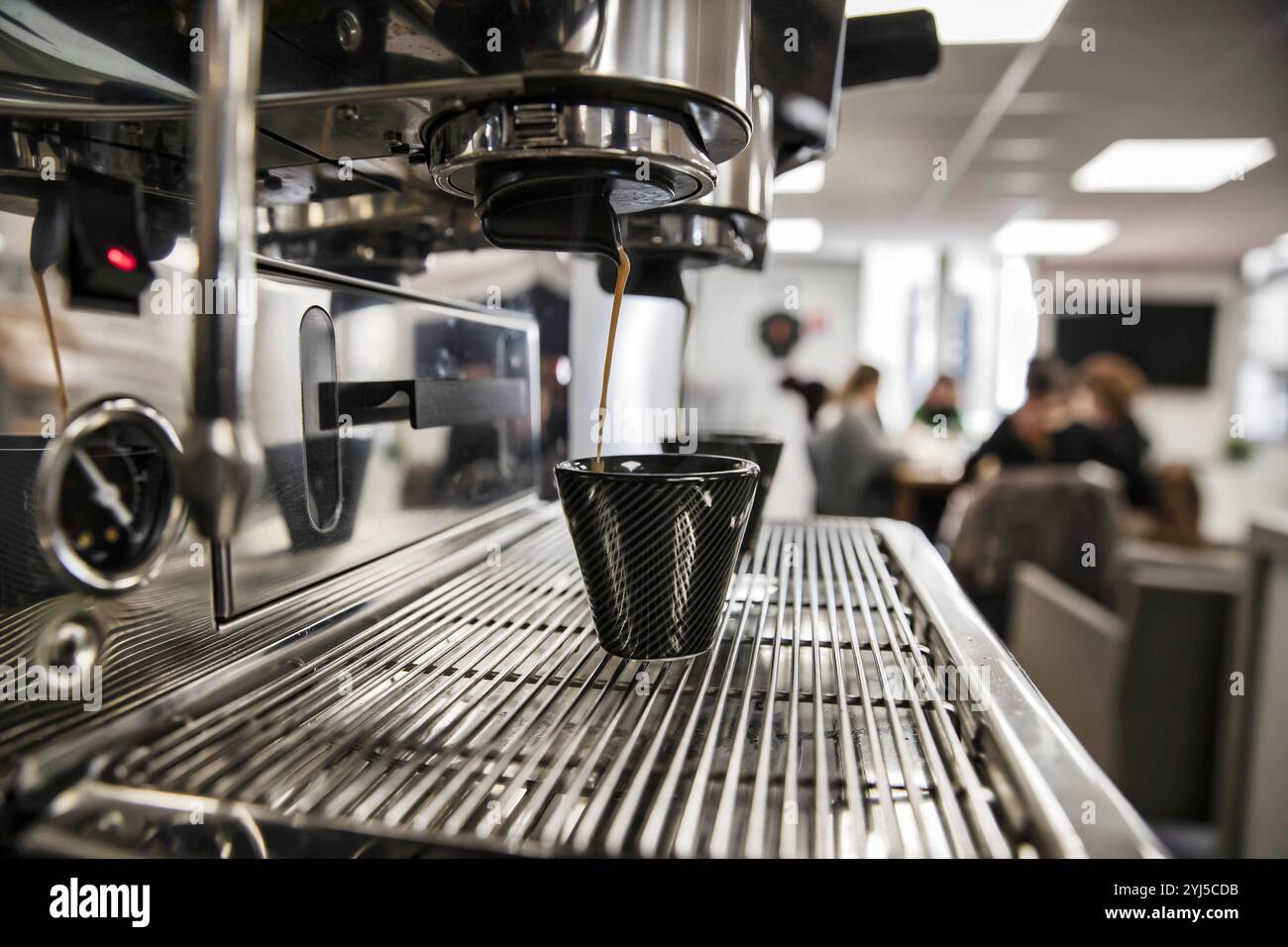 Brewing Coffee at the Office Espresso Machine for a Fresh Start to Your ...