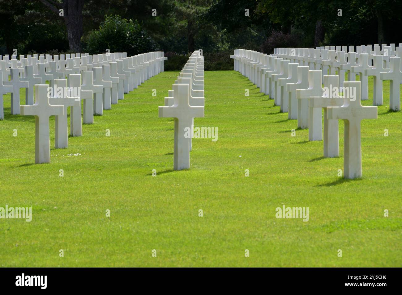 In Normandy, there is the American, British and German cemetery to ...