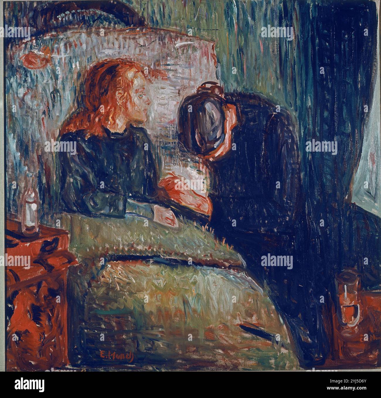 'The Sick Child', 1886, Oil on canvas, 119,5 x 118 cm. Author: EDUARD ...