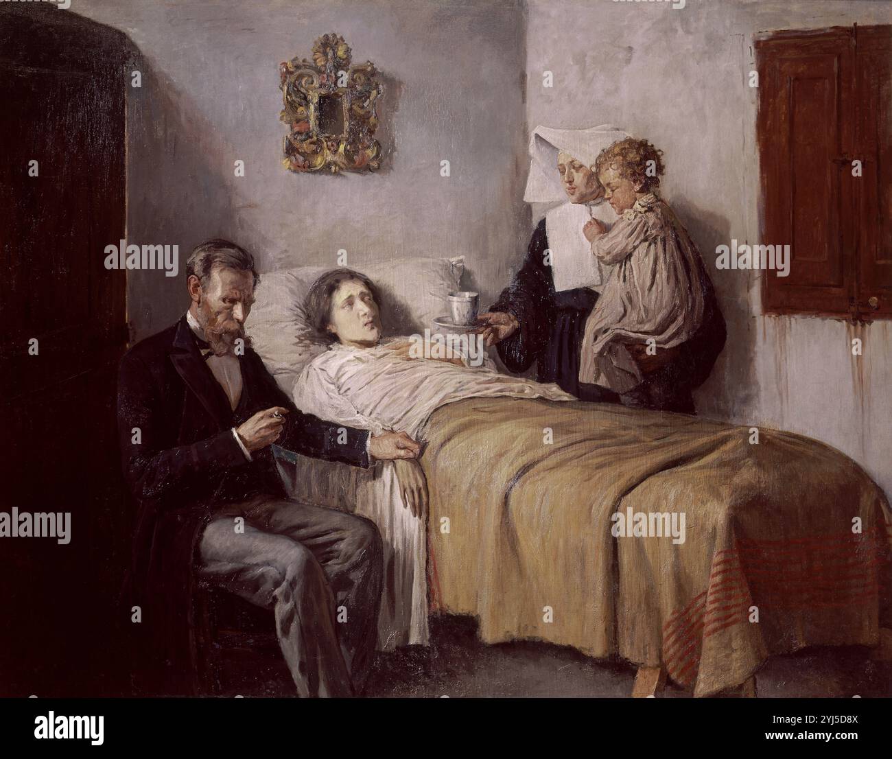 Spanish School. Science and Charity. Ciencia y caridad. 1897. Oil on ...