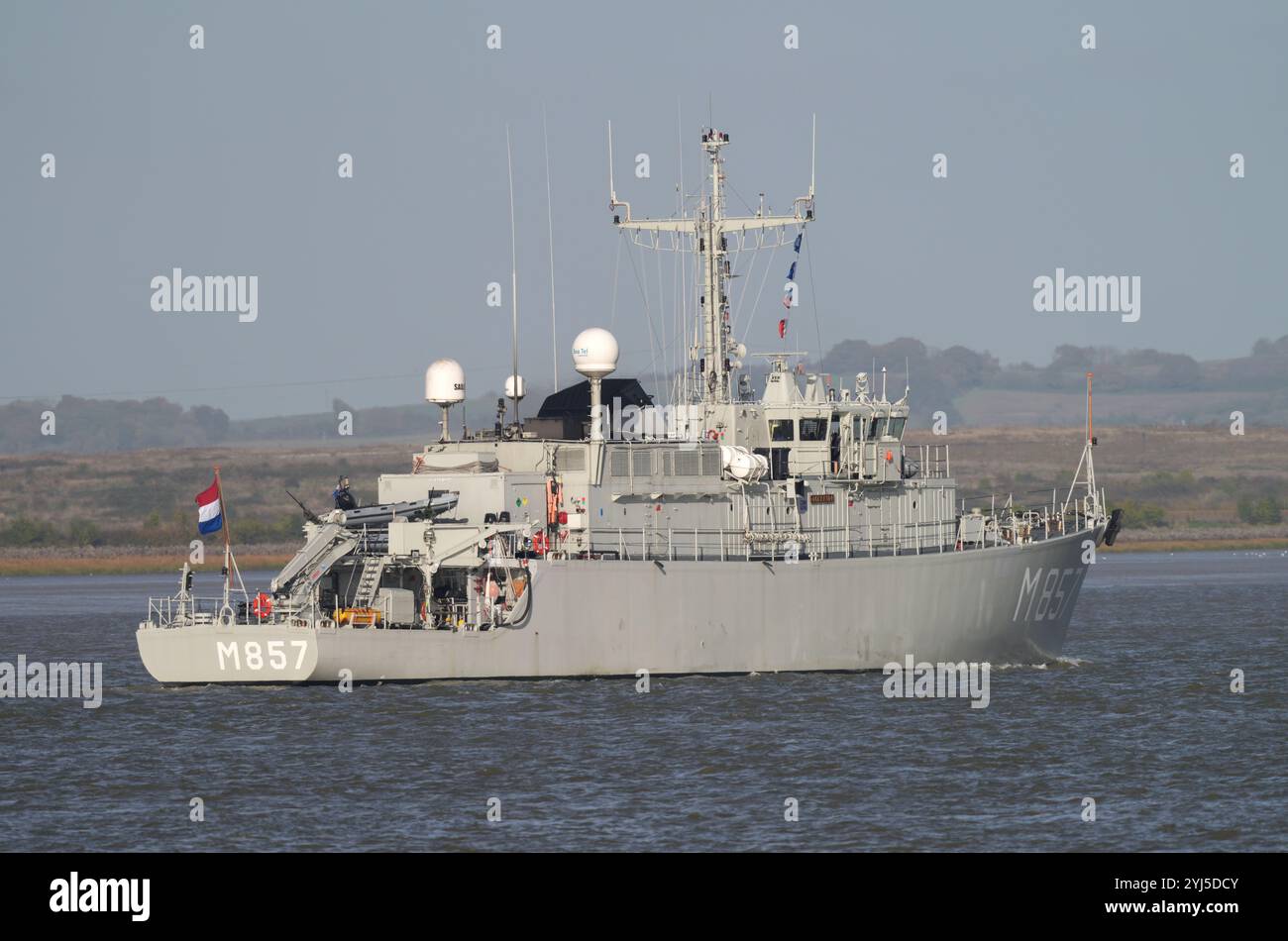 HNLMS Makkum is a Royal Netherlands Navy Tripartite-class minesweeper ...