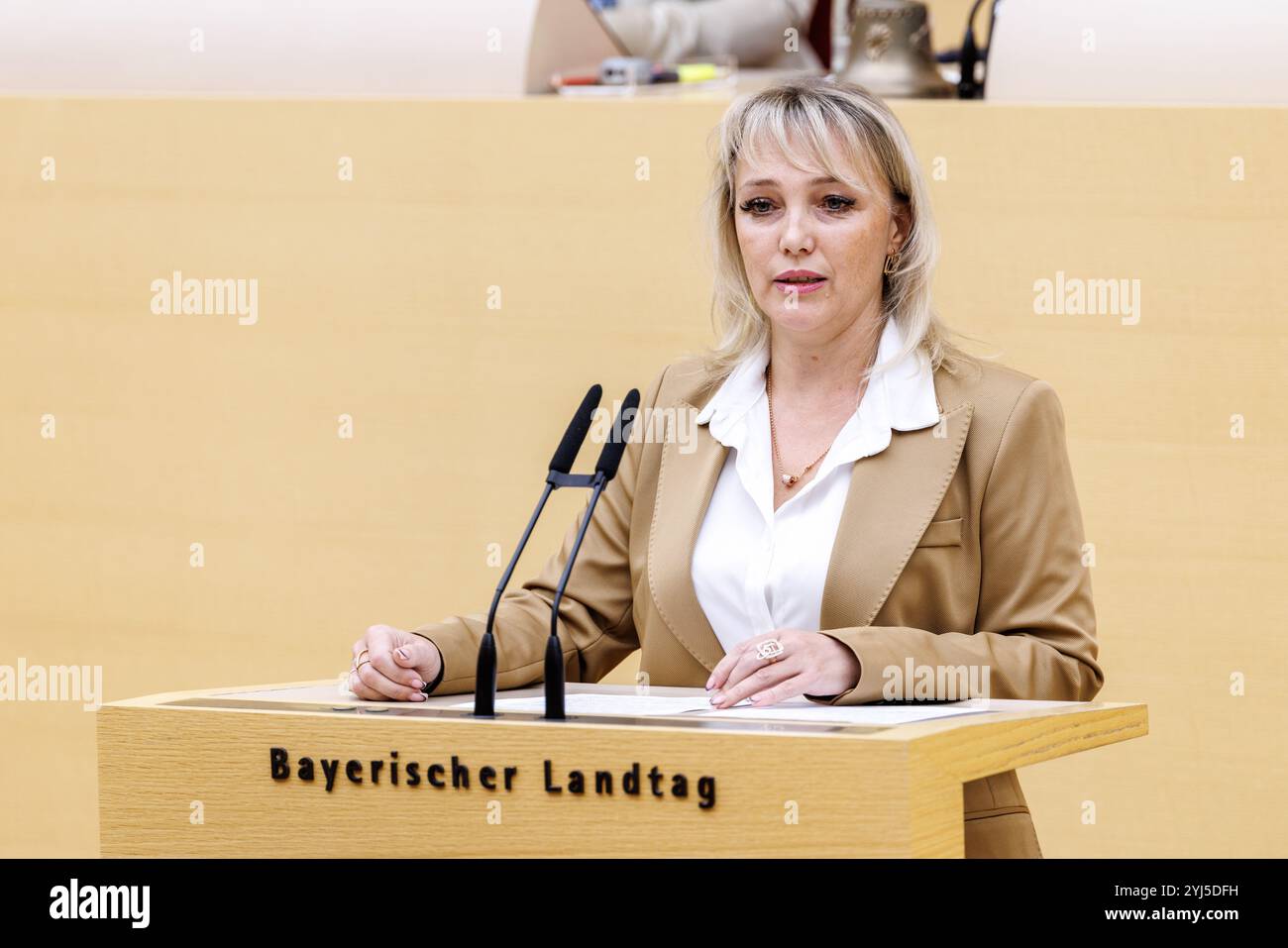 Munich, Germany. 13th Nov, 2024. Elena Roon (AfD) speaks at the 33rd ...