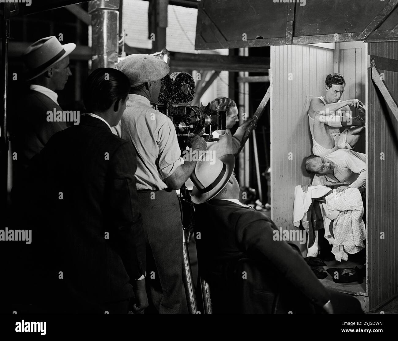 Buster Keaton, Edward Brophy, "The Cameraman" (1928). Photo credit: MGM ...