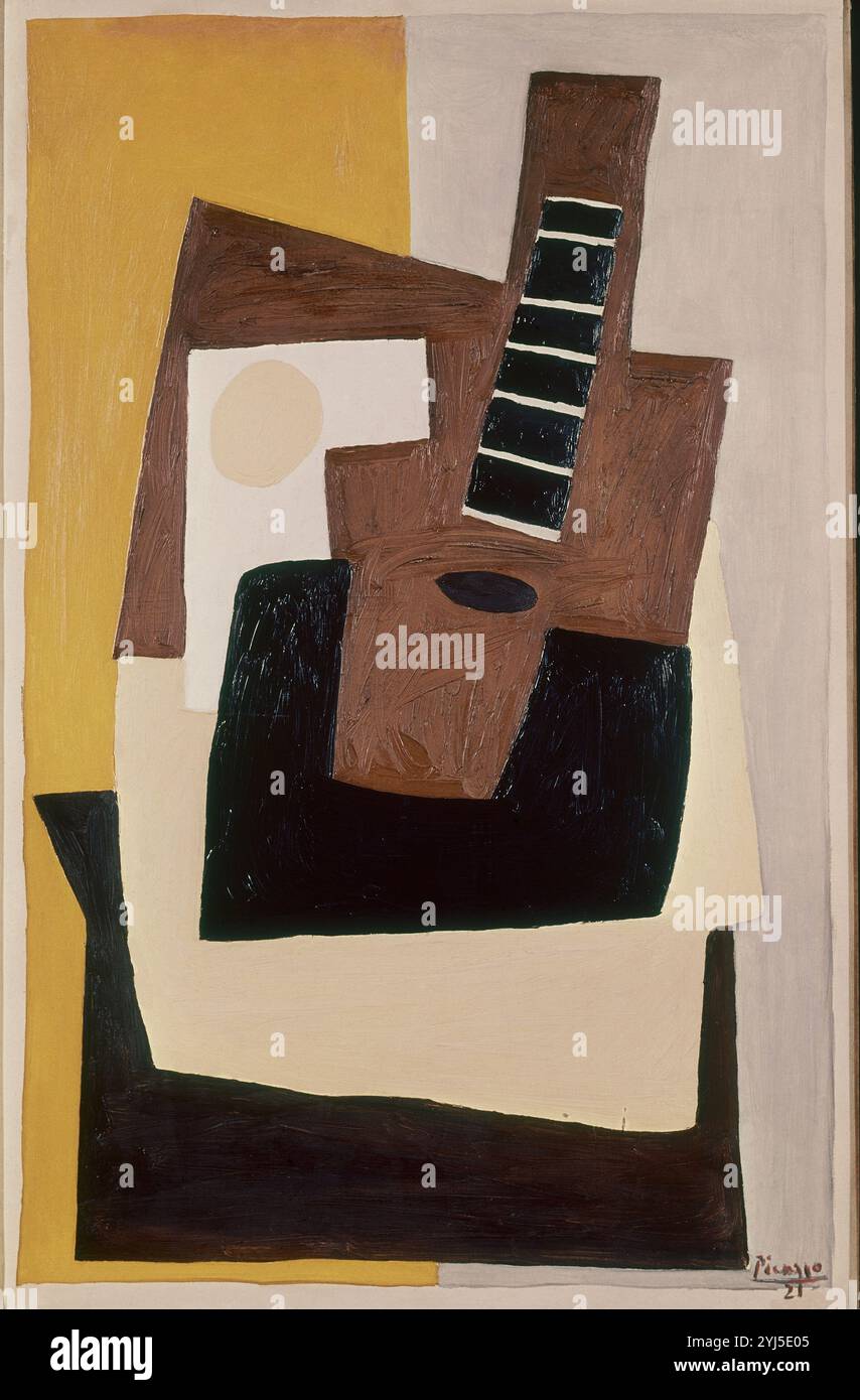 Still life with guitar - 1921 - oil on canvas. Author: PABLO PICASSO ...