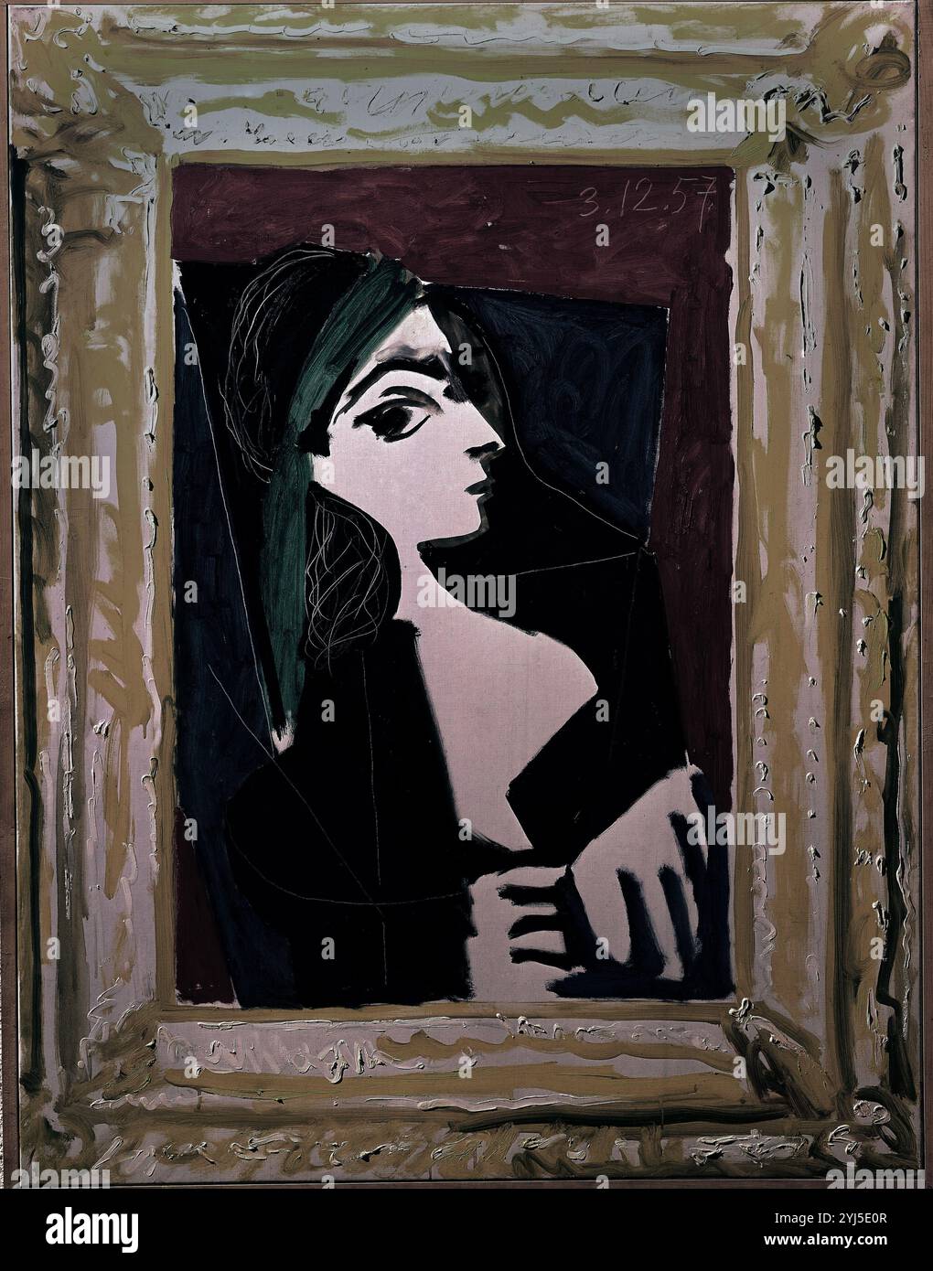 Portrait of Jacqueline - 1957 - 116x89 cm - oil on canvas. Author ...