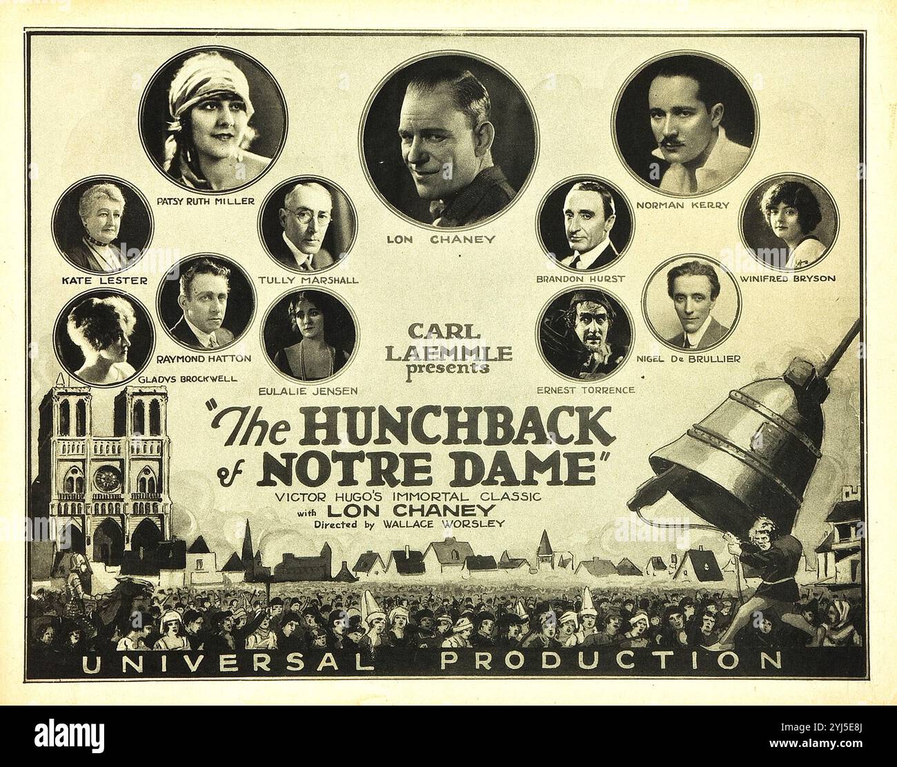 Poster, The Hunchback of Notre Dame (Universal, 1923). (File reference ...