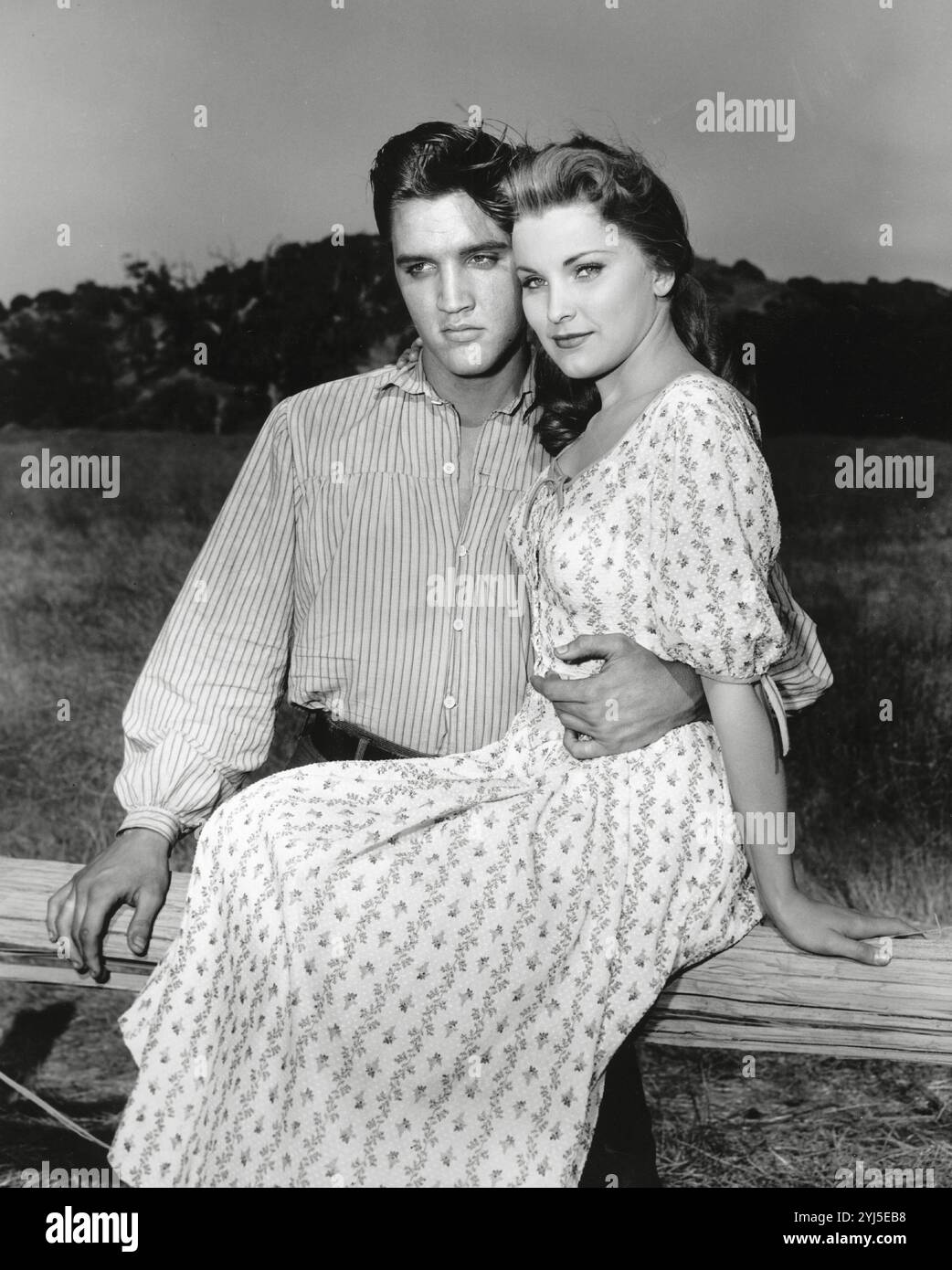 Elvis Presley, Debra Paget, "Love Me Tender" (1956). Photo credit: 20th ...