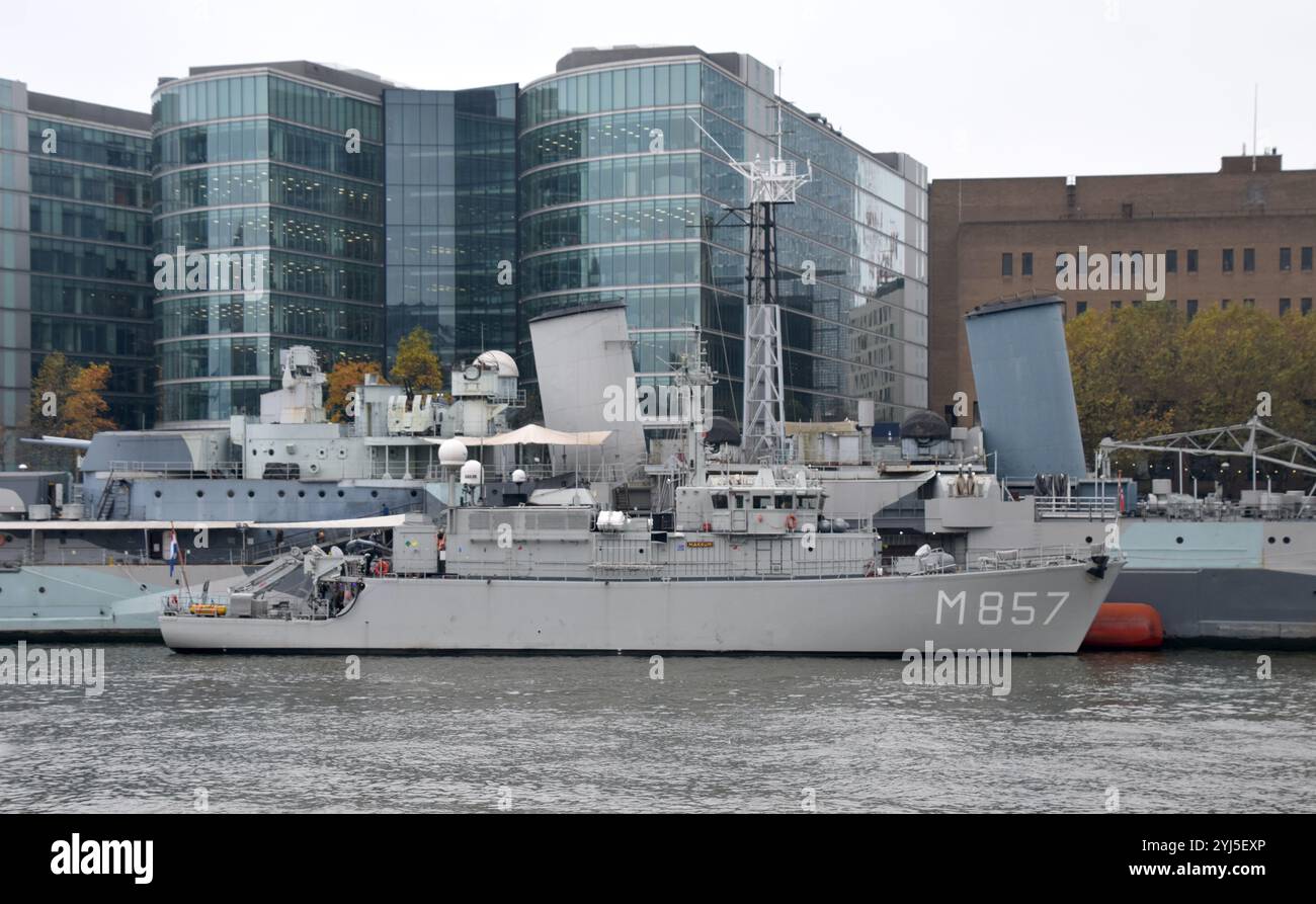 HNLMS Makkum is a Royal Netherlands Navy Tripartite-class minesweeper ...