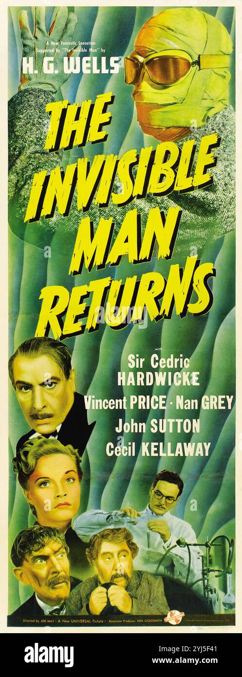 Poster, The Invisible Man Returns (Universal, 1940) (File reference ...
