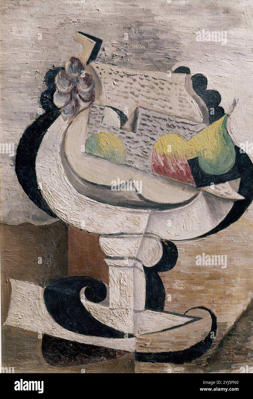 Still Life with Fruit - 1917 - oil on canvas. Author: PABLO PICASSO ...
