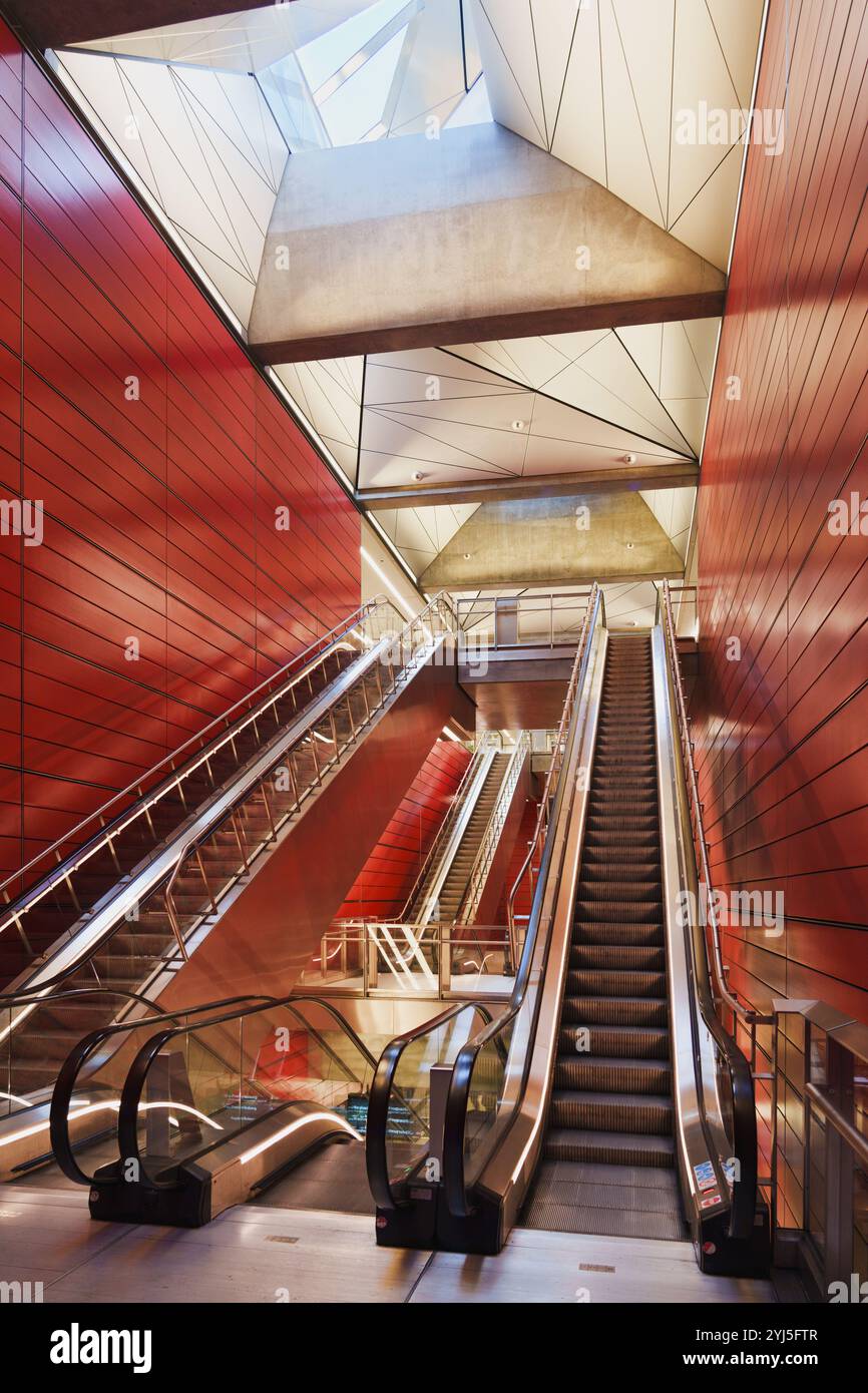 Copenhagen, Denmark - metro station by PLH Architekter Stock Photo - Alamy