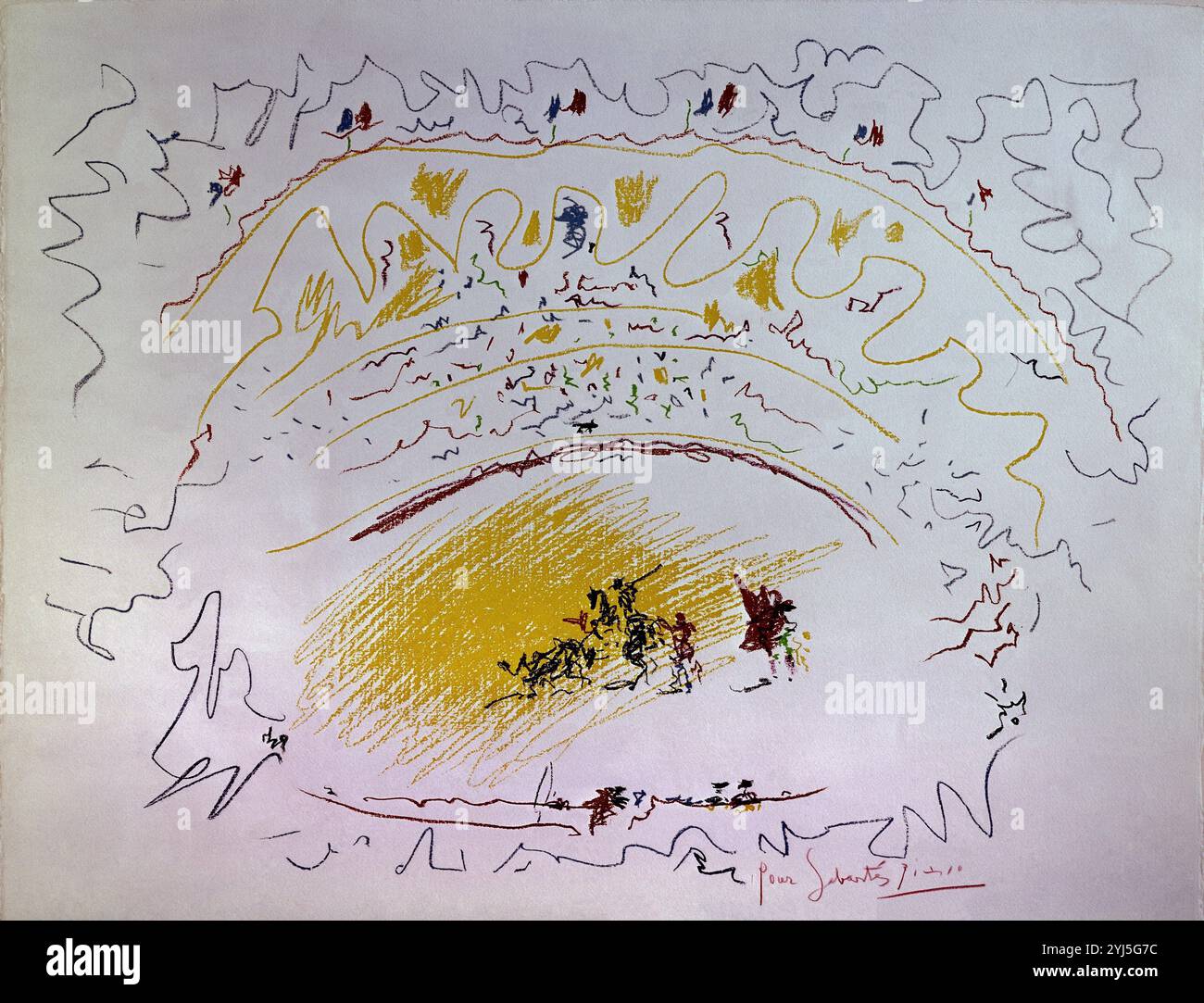 Pablo picasso painting horse hi-res stock photography and images - Alamy