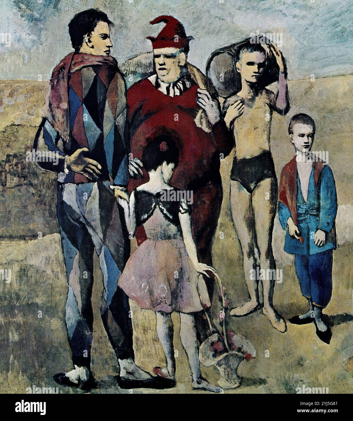 'Family of Saltimbanques (detail)', 1905, Oil on canvas. Author: PABLO ...