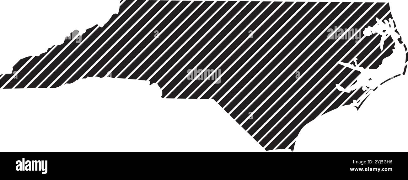 North Carolina State Map Icon Element Design Stock Vector Image & Art ...