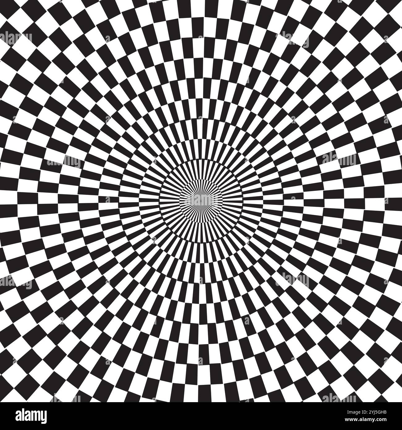 Geometric Optical Illusion Circle Pattern Stock Vector Image & Art - Alamy