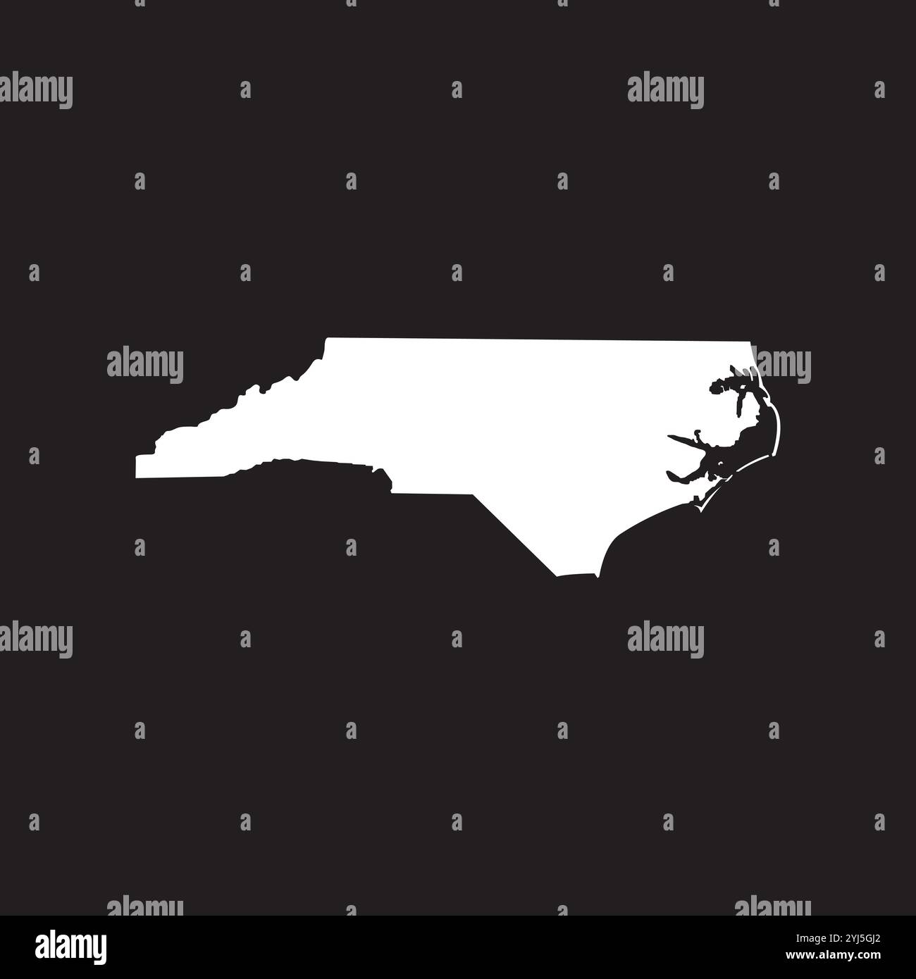 North Carolina State Map Icon Element Design Stock Vector Image & Art ...