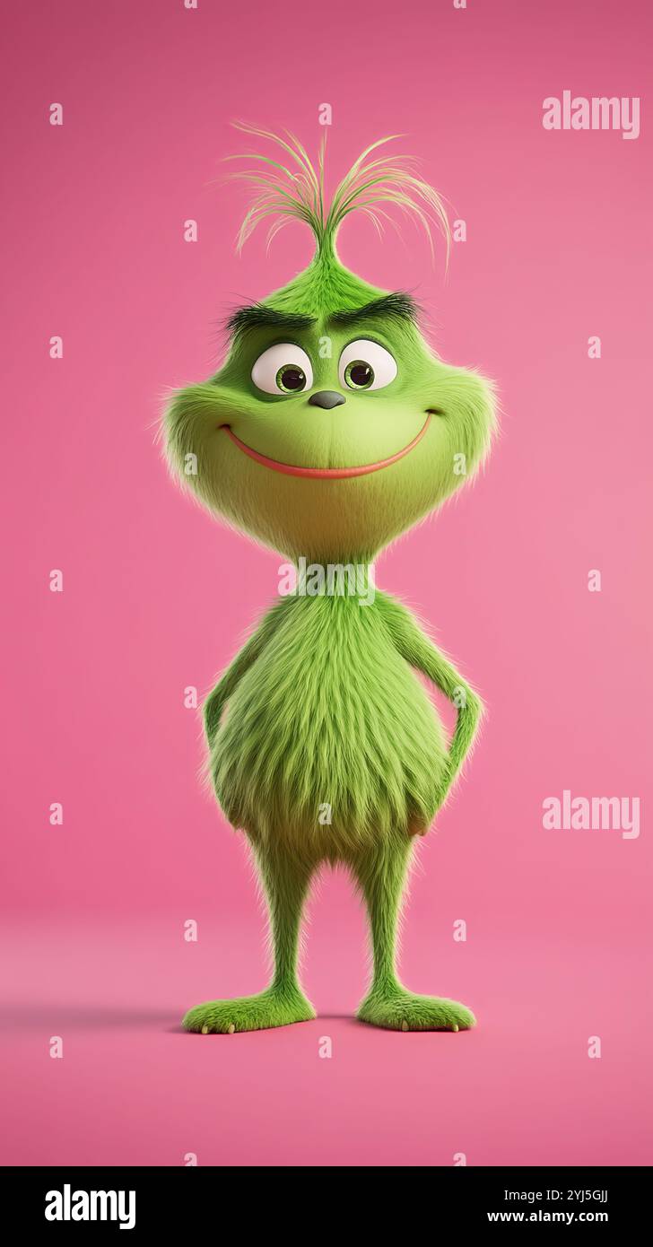 Grinch christmas cartoon hi-res stock photography and images - Alamy