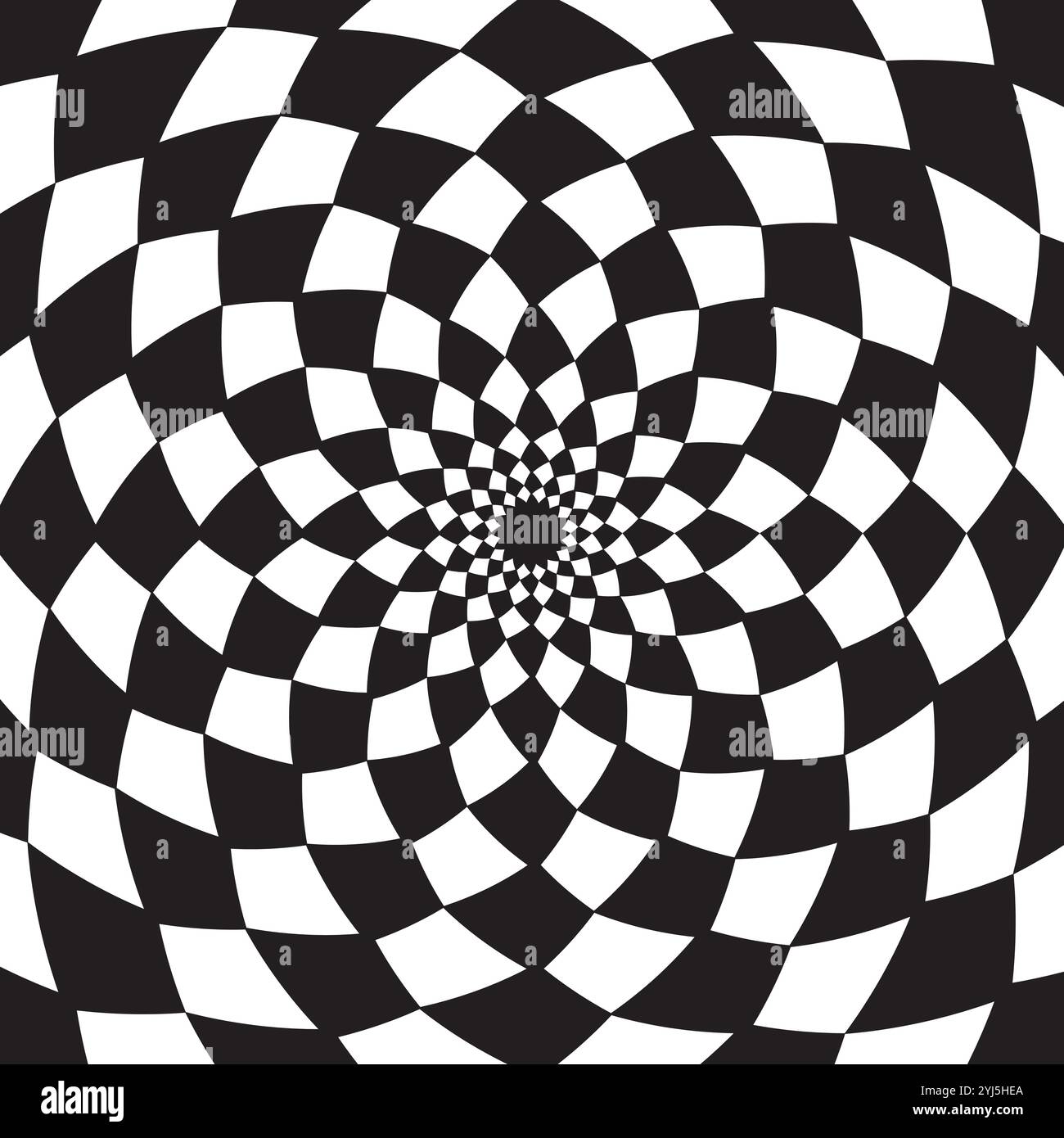 Optical Illusion Pattern Artwork Design with Depth Stock Vector Image ...