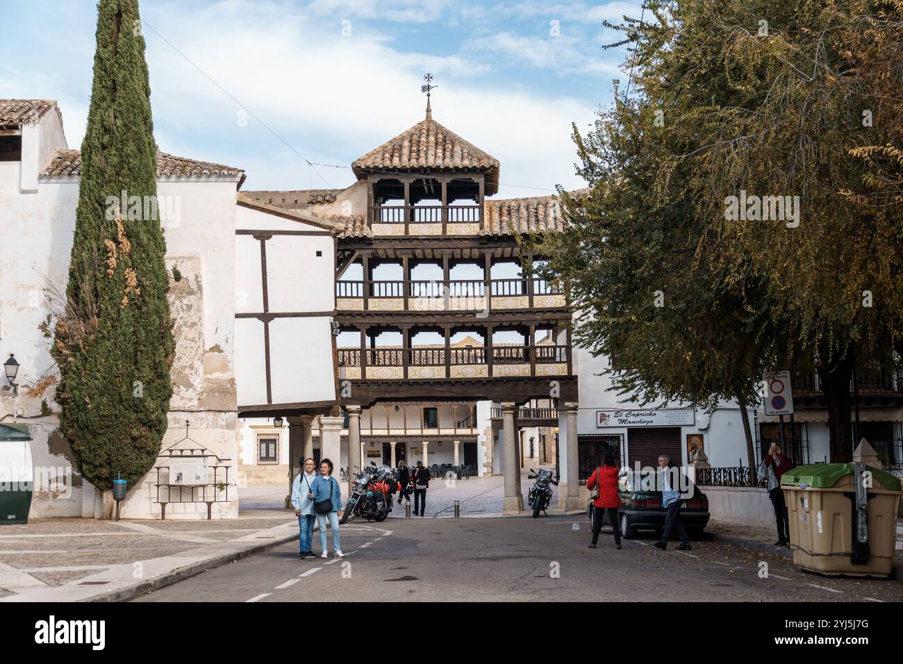 Tembleque, Spain - November 2, 2024: Main Square of Tembleque, Toledo ...