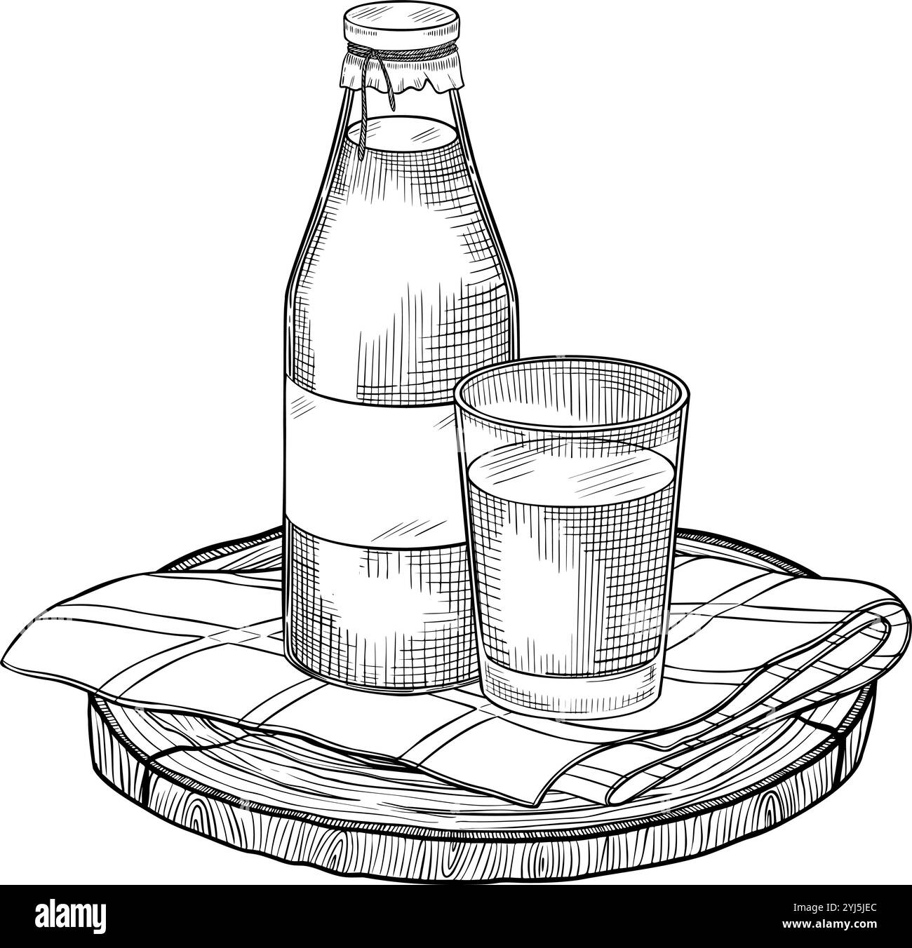 Hand painted milk glass Black and White Stock Photos & Images - Alamy