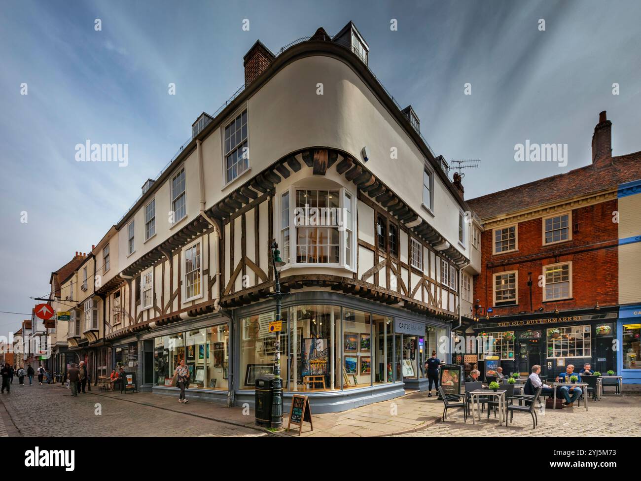 Canterbury, a historic town in Kent, southeastern England Stock Photo ...