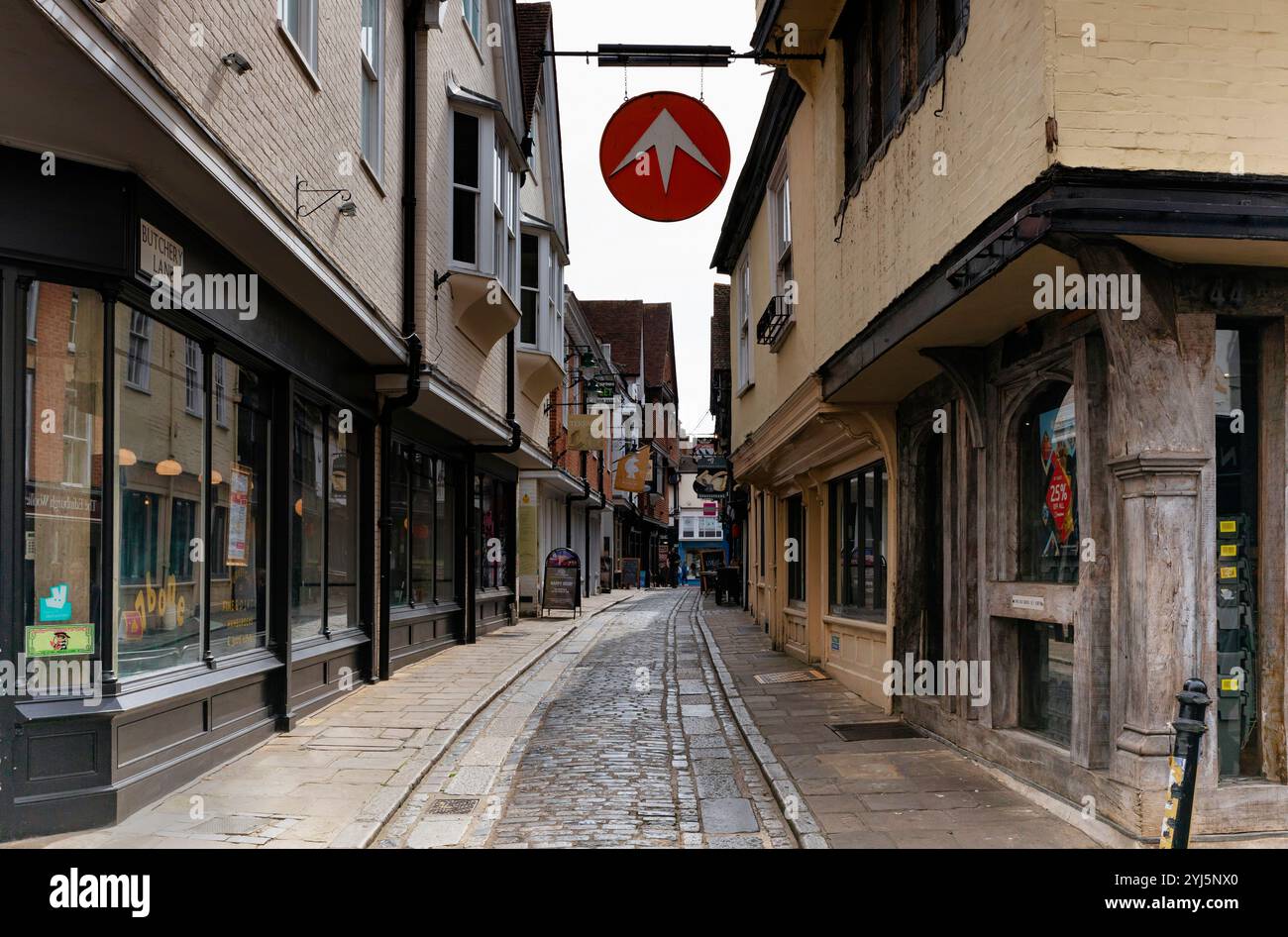 Canterbury, a historic town in Kent, southeastern England Stock Photo ...