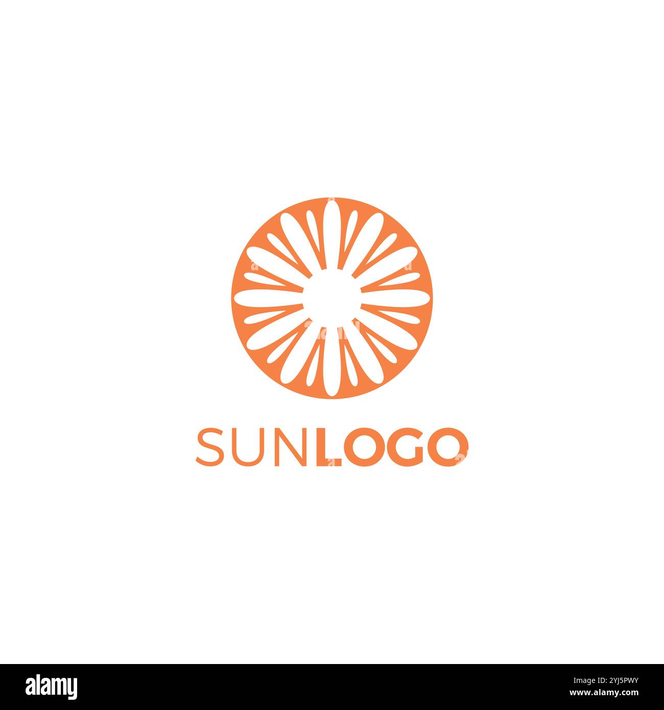 Sun Icon Logo Vector. Sunrise Design Symbol Stock Vector Image & Art ...