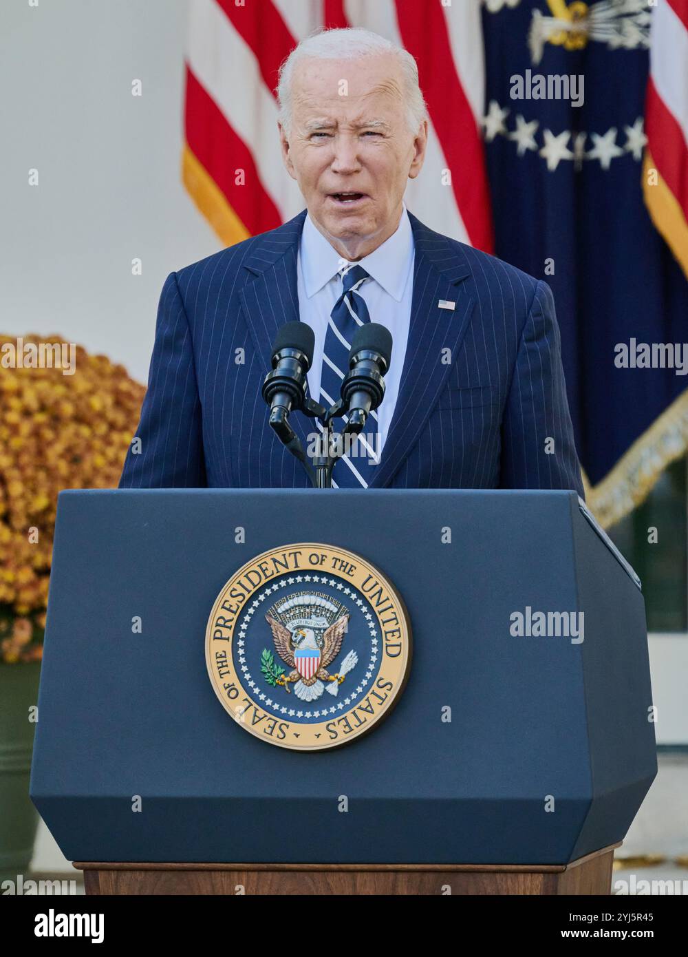 WASHINGTON, DC, USA - NOVEMBER 07, 2024: President Joe Biden Addresses ...