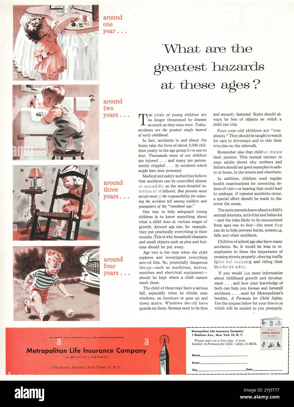 1950s life insurance hi-res stock photography and images - Alamy